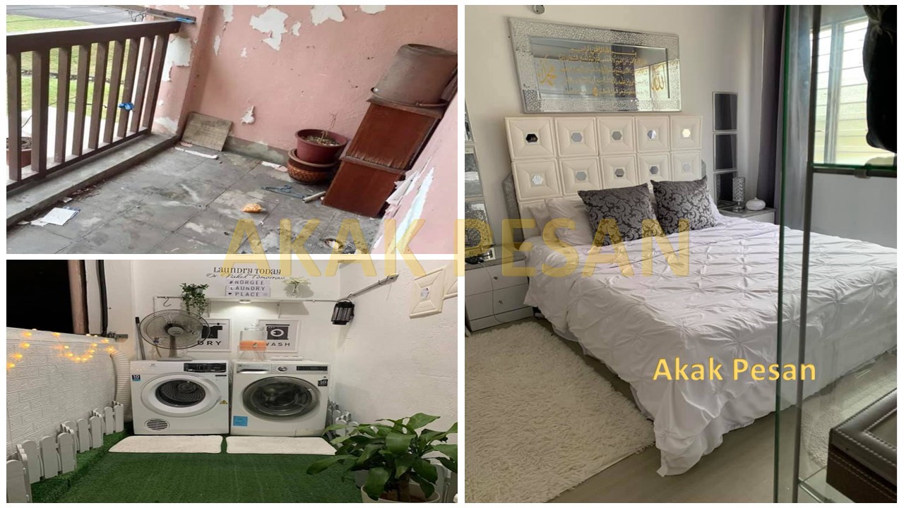 Dekorasi Kediaman Jadi Rumah Apartment Mewah Dari Kuarters Biasa - Akak ...