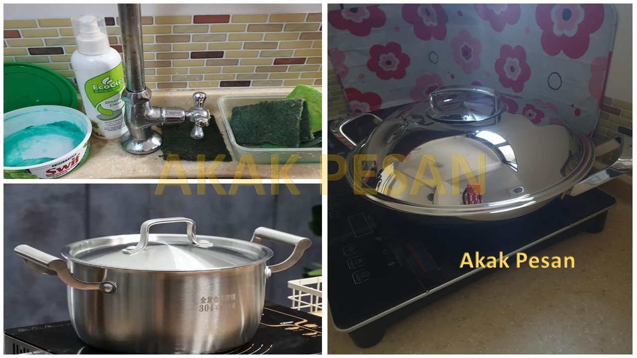 Boleh Tahan Lama Ikut Kaedah Betul Jaga Periuk Stainless Steel - Akak Pesan