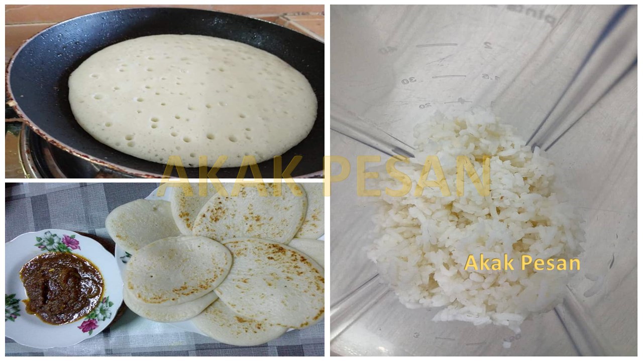 Guna Nasi Lebihan Buat Lempeng Nasi Ini Resepi Paling Mudah, Lembut Dan ...