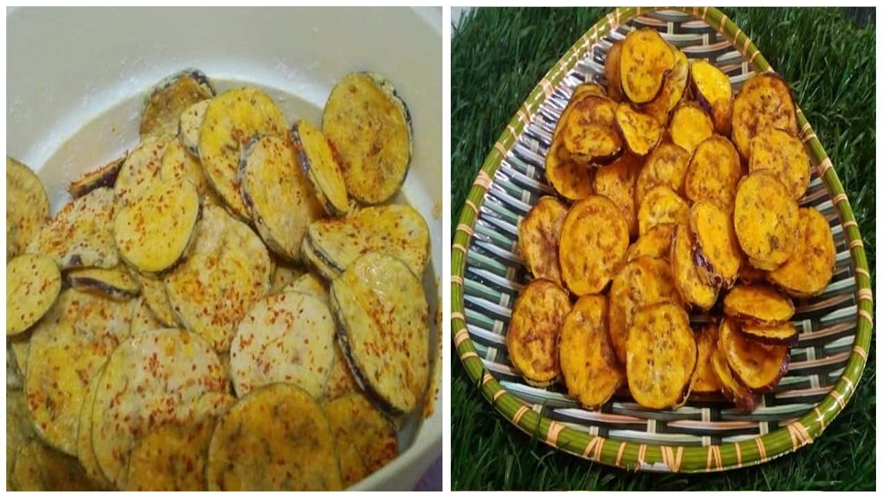 Kerepek Terung Rangup Untuk Kudapan Anak, Memang Sedap Rangup-Rangup ...