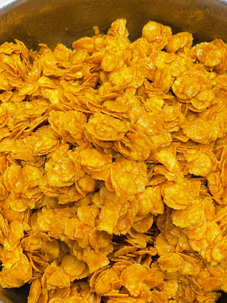 Resepi caramel cornflakes viral TikTok