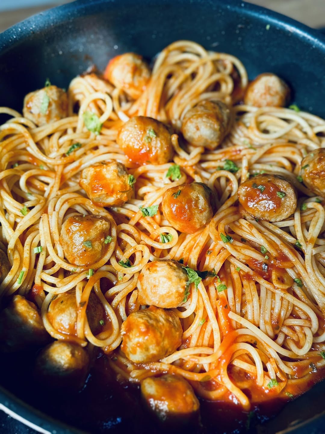 Resepi Spaghetti Meatballs Mudah dan Sedap Ala Restoran - Akak Pesan