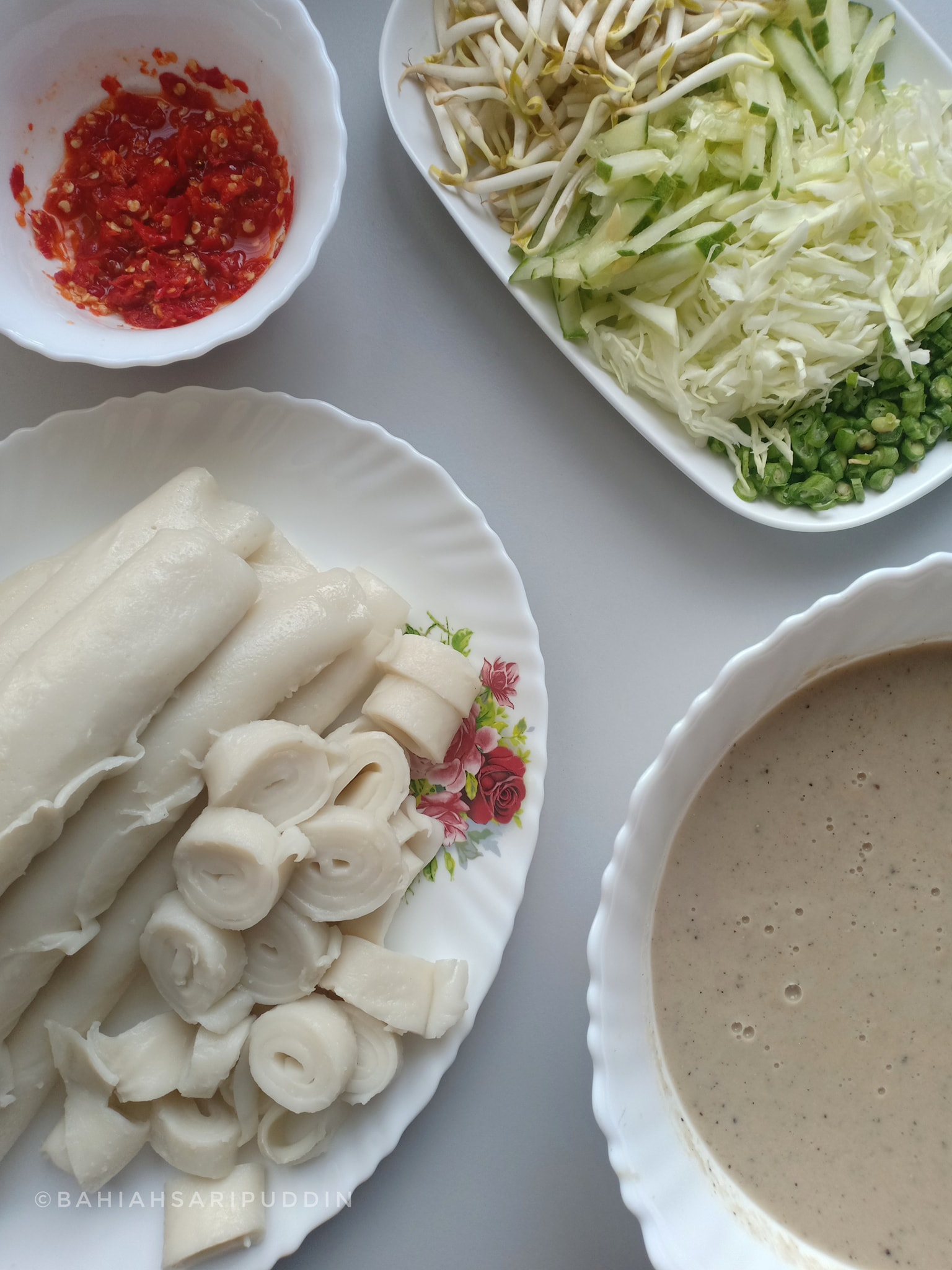 Resipi Laksam Kelantan Asli – Lembut, Kuah Lemak Pekat